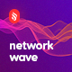 Gradient Network Wave Backgrounds by themefire | GraphicRiver