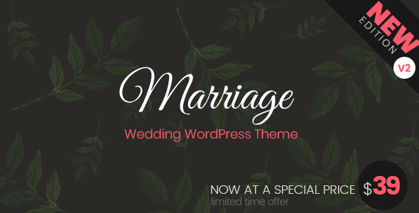Marriage - Responsive Wedding Wordpress Theme by SindevoThemes | ThemeForest