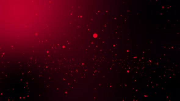 Flying Particles Red Background Animation Loop, Motion Graphics | VideoHive