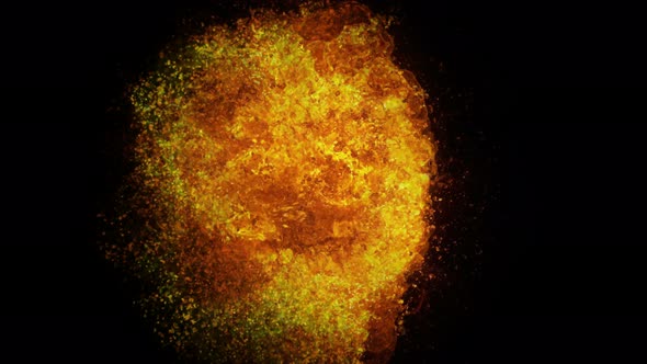 Explosion Fire Particle, Motion Graphics | VideoHive