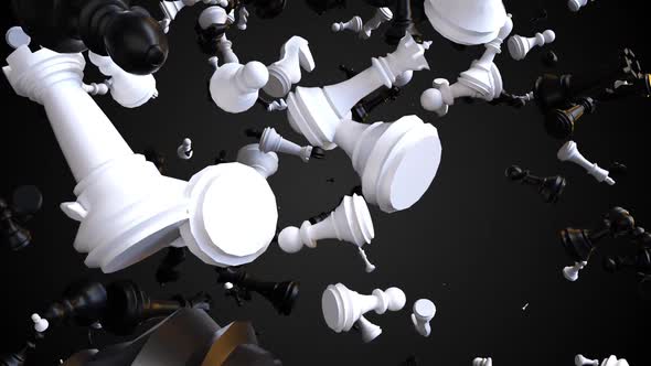Falling Chess, Motion Graphics | VideoHive