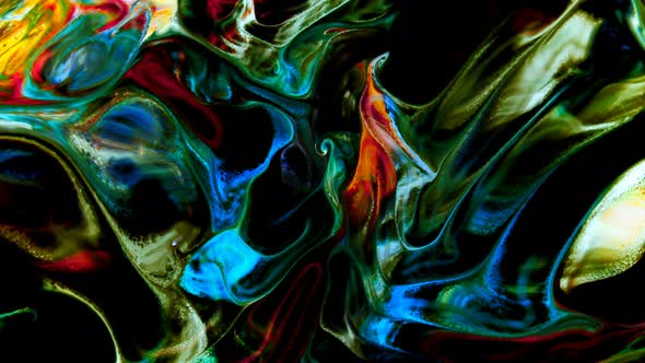 Abstract Colorful Ink Blast , Stock Footage | VideoHive
