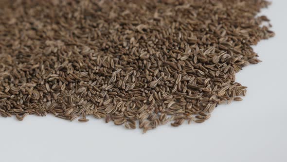 Heap of meridian fennel seed 4K panning footage, Stock Footage | VideoHive