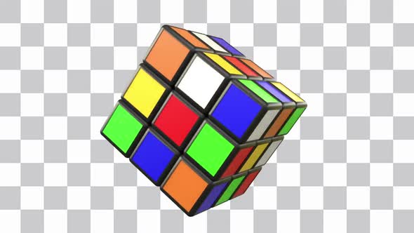 Rubik's Cube Rotating Loop, Motion Graphics | VideoHive