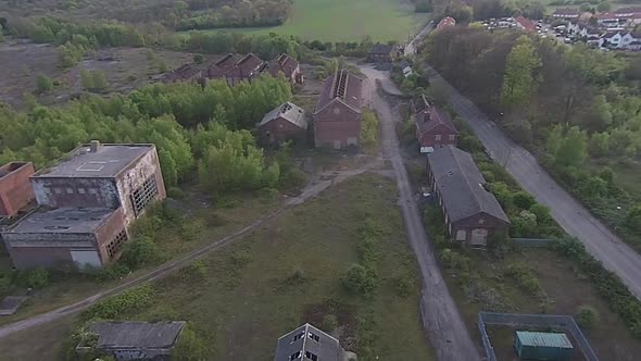 Drone footage of abandoned Snowdown Colliery in Kent. Using a DJI ...