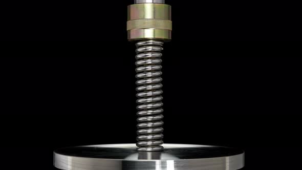 Test of Reliability of a Spring, Compression and Decompression By a ...