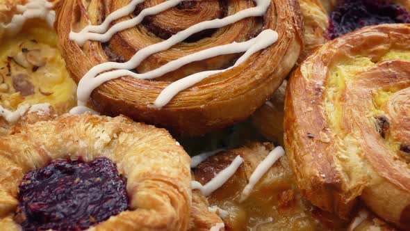 Delicious Pastry Pile, Stock Footage | VideoHive