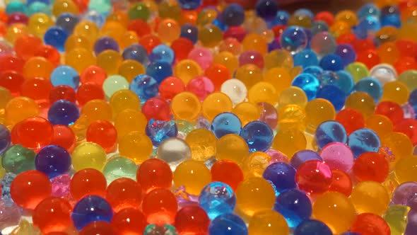 orbis multicolour balls touched by hand, Stock Footage | VideoHive