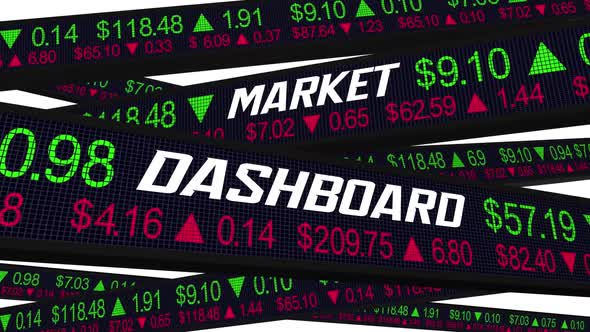 Market Dashboard Stock Ticker Data Tool Track Company Share Prices ...