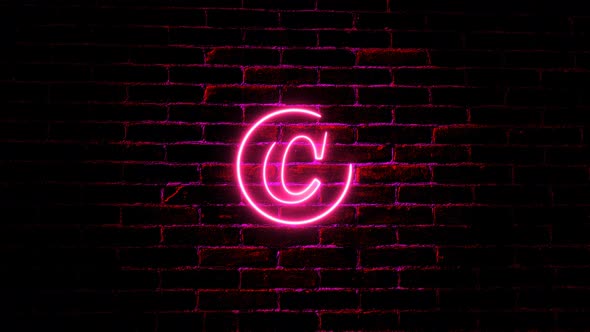 Neon C Text Intro Animated, Motion Graphics | VideoHive