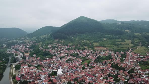 Visoko, Bosnia And Herzegovina, Little Town In The Valley Of Bosnian ...
