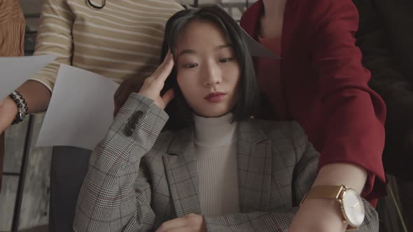 Female CEO Stressed by Paperwork, Stock Footage | VideoHive