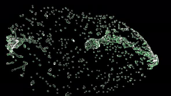 Water Drop Collider Liquid Splash Fresh Water Nature Background, Motion ...