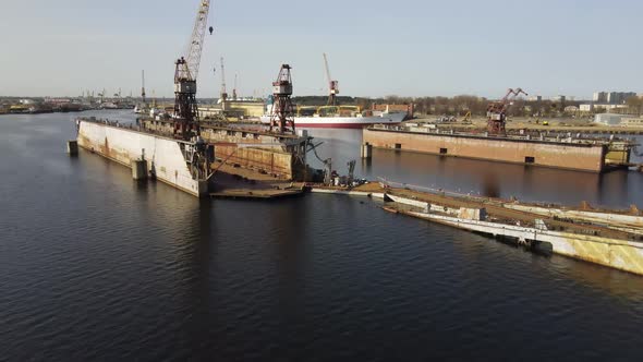 Ship repair factory, Stock Footage | VideoHive