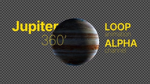 Jupiter 360 animation, Motion Graphics | VideoHive