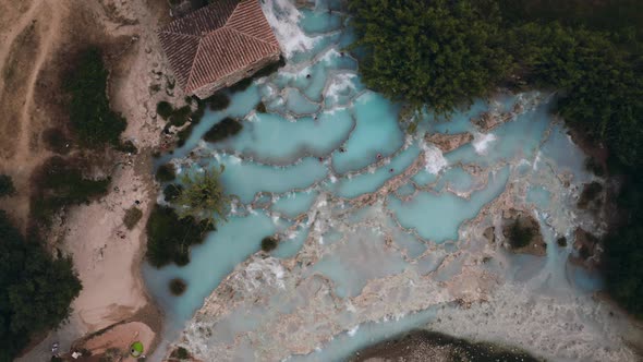 The thermal sulphurous water of Saturnia, Stock Footage | VideoHive