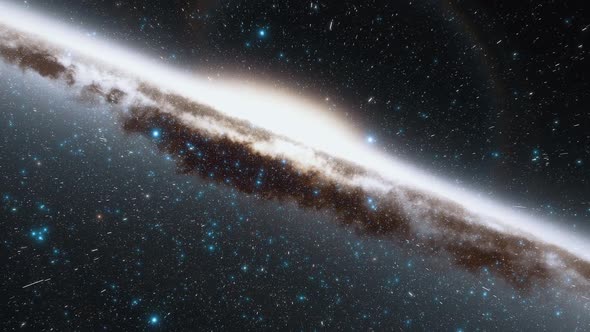 Starship Flies at the Speed of Ligh Near the Center of the Milky Way ...