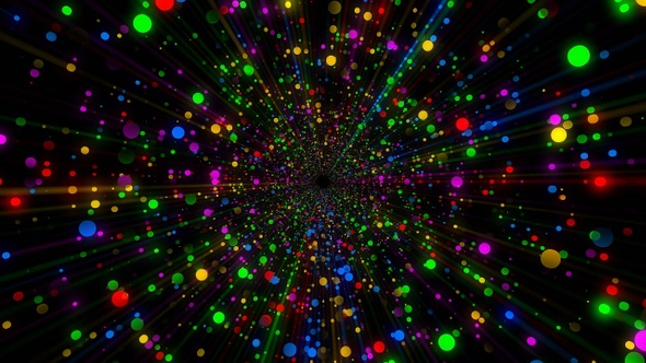 Infinite Colorful Dots, Motion Graphics | VideoHive
