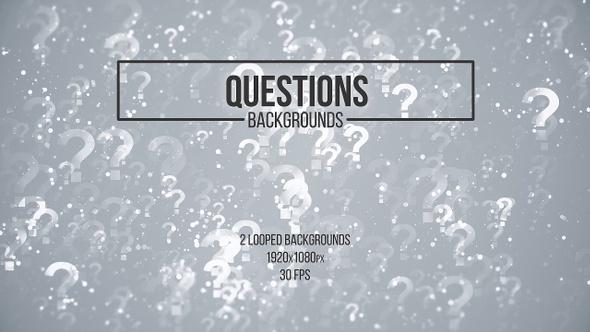 Questions Backgrounds, Motion Graphics | VideoHive