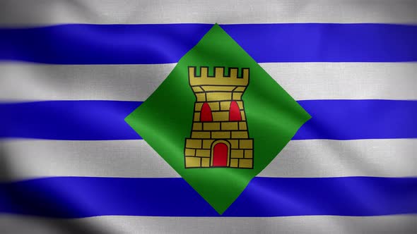 Vieques Puerto Rico Flag Loop Background 4K, Motion Graphics | VideoHive