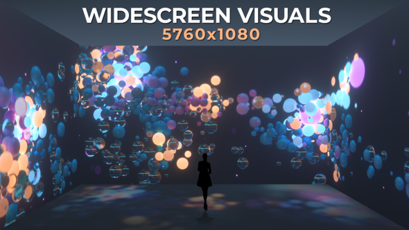 Colorful Spheres Widescreen, Motion Graphics | VideoHive