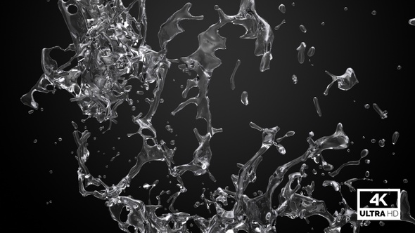 Pure Water Splash, Motion Graphics | VideoHive