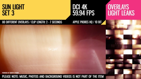 Sun Light (4K Set 3), Motion Graphics | VideoHive