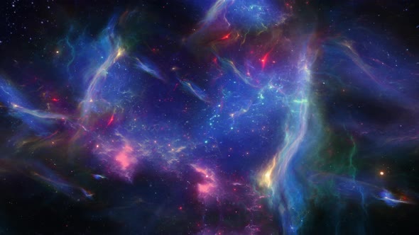 Deep Blue Space 4k, Motion Graphics | VideoHive
