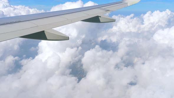 Aerial View From Descending Airplane, Stock Footage | VideoHive