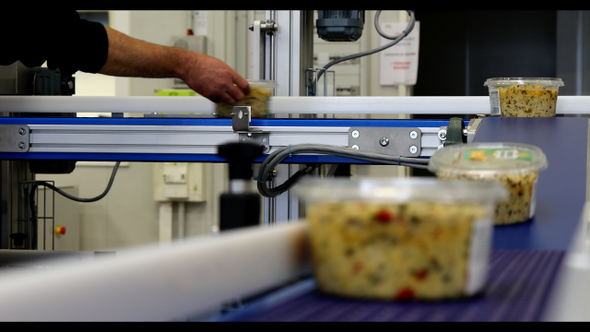 Products on a production line, Stock Footage | VideoHive