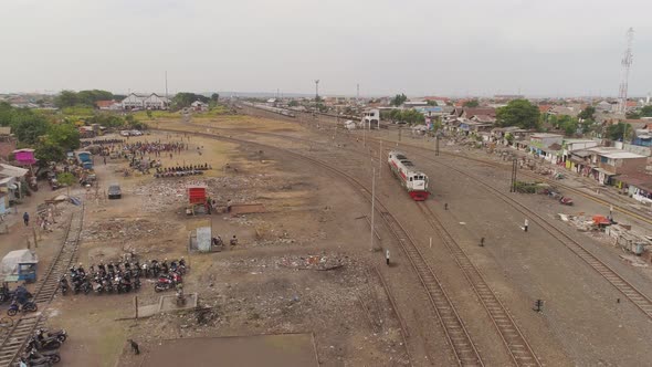 Railway Station in Surabaya Indonesia, Stock Footage | VideoHive