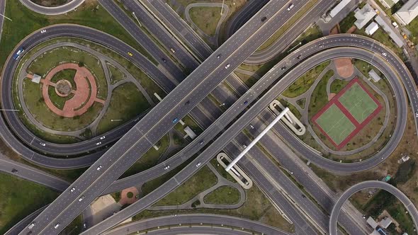 Traffic Highway Circle Road, Stock Footage | VideoHive