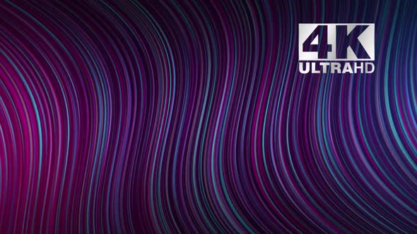 Abstract Colorful Motion Lines 4k Background Loop v1, Motion Graphics
