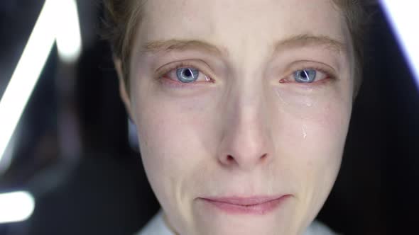 Sobbing Girl Portrait, Stock Footage | VideoHive