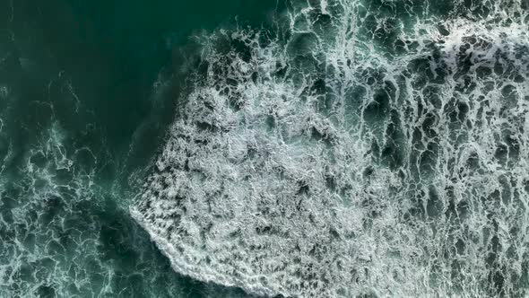 Background Textured Sea Storm aerial view 4 K, Stock Footage | VideoHive