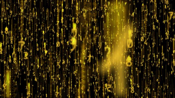 Matrix Bg Gold, Motion Graphics | VideoHive