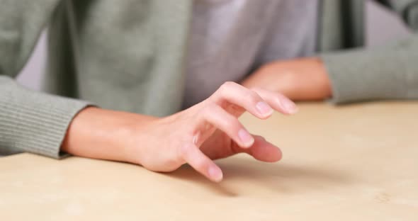 Nervous finger tapping, Stock Footage | VideoHive