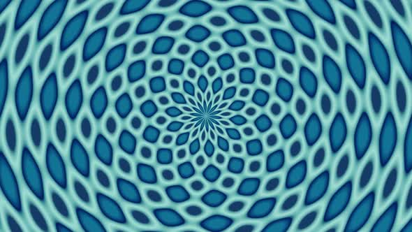 Abstract Looping Wallpaper Colored with Blue Tones, Motion Graphics