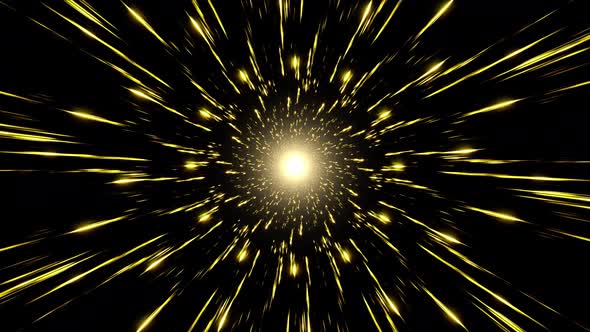 Scattering Yellow Light Particles, Motion Graphics | VideoHive