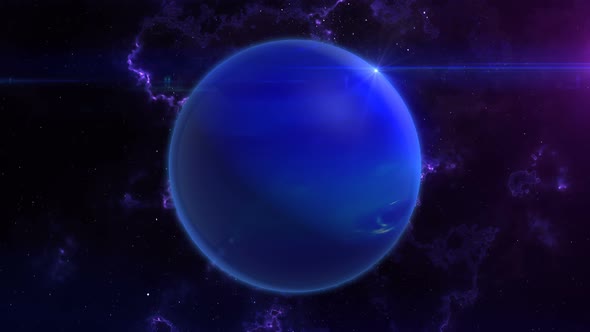 Neptune Reveal In Space, Motion Graphics | VideoHive