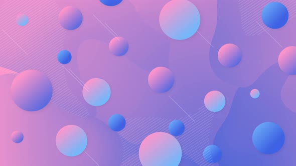 Background With Gradient Balls, Motion Graphics | VideoHive