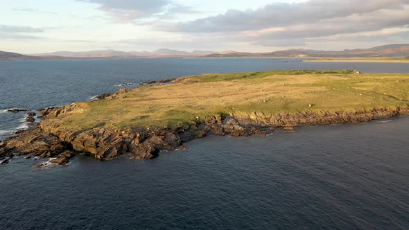 Aerial View of Inishkeel Island By Portnoo Next to the the Awarded ...