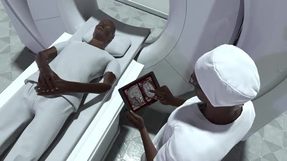 Human In MRI Machine, Motion Graphics | VideoHive