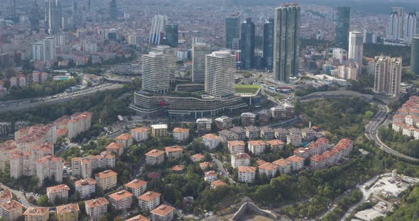 Metropol City Skyscrapers Aerial Hyperlapse, Stock Footage | VideoHive