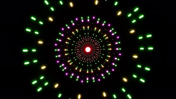 VJ Neon Light Beam Disco Background Loop 4K by shnfilm | VideoHive