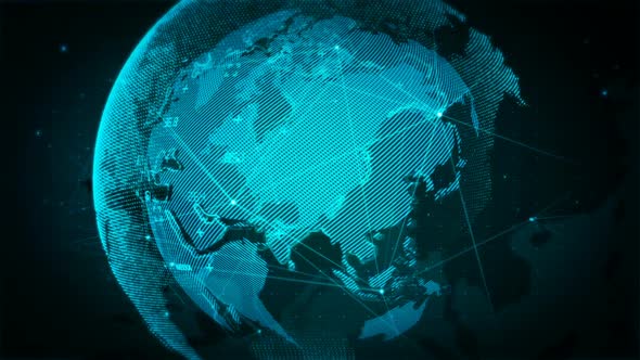 Cyber World Network Background 2, Motion Graphics | VideoHive