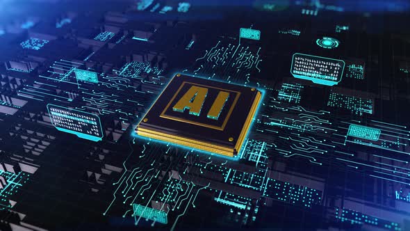 3D Digital Of Ai Artificial Intelligence 840, Motion Graphics | VideoHive