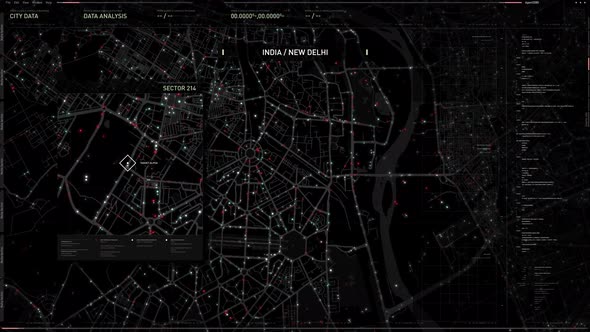 Futuristic Police Security System Detects Vehicle Of Criminal Suspect ...