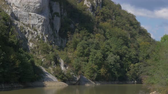 Dacian king Decebalus Rex sculpture 4K 2160p UHD video - Decebalus head ...