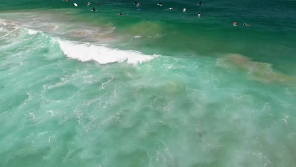 Surfers Surfing in Haifa Israel, Stock Footage | VideoHive